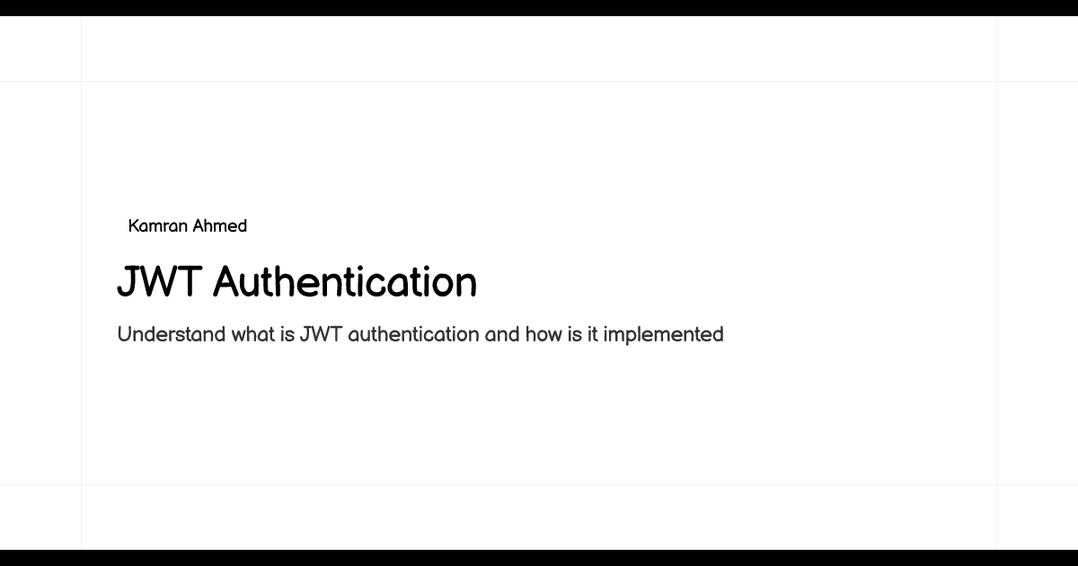 JWT Authentication - roadmap.sh